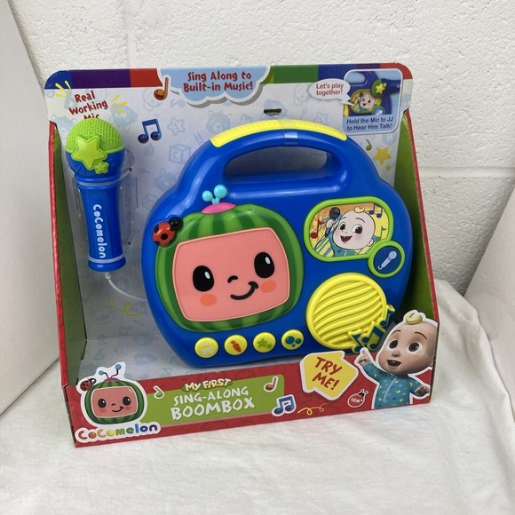Toys | Cocomelon Sing Along Toy Boombox With Real Working Mic For Kids ...